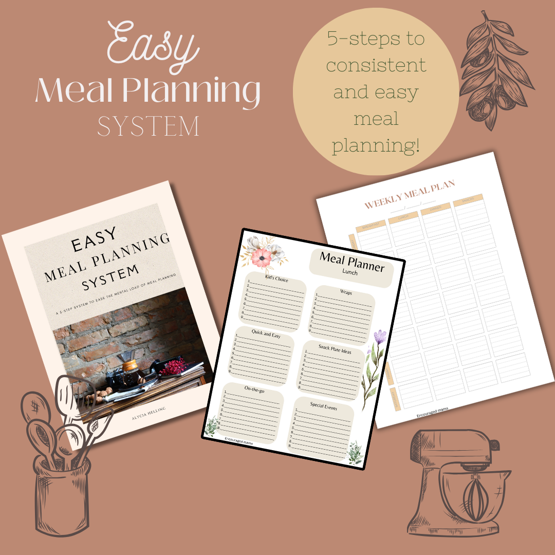 Easy Meal Planning System - Encouraged Mama